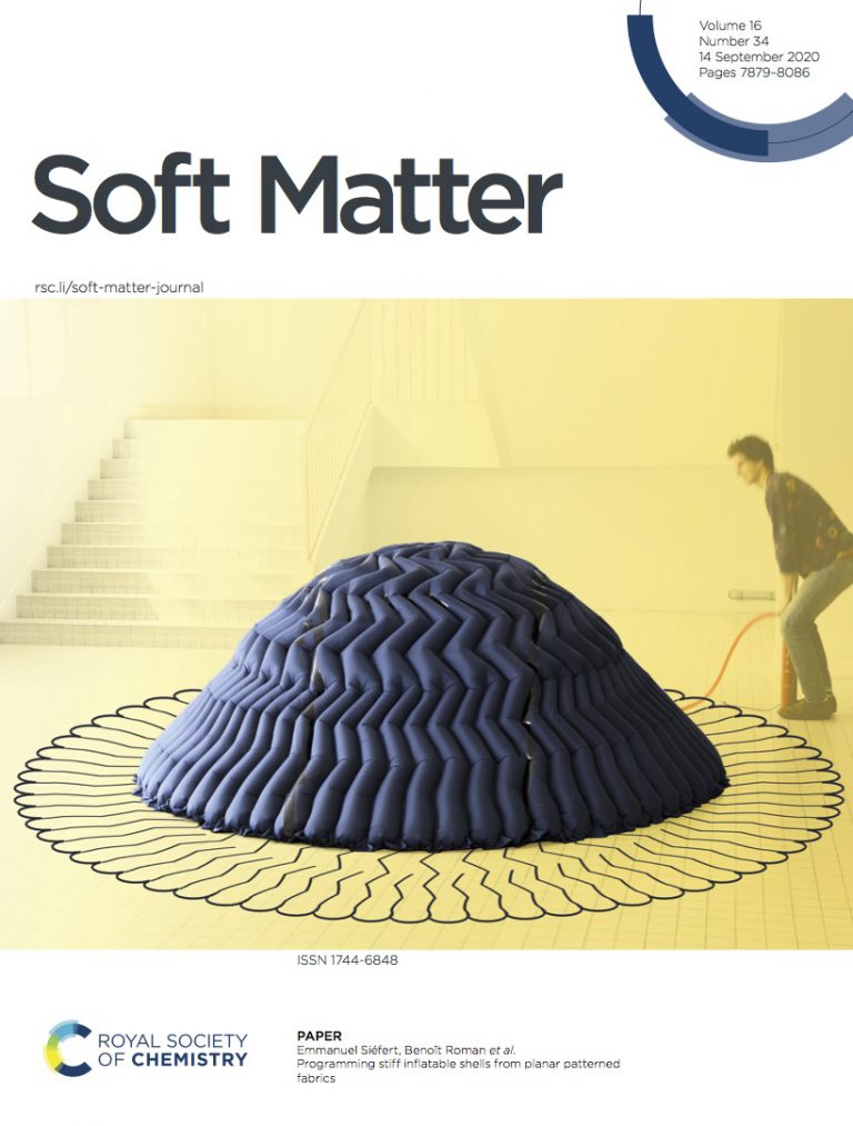 (Soft Matter cover): Programming stiff inflatable shells from planar ...
